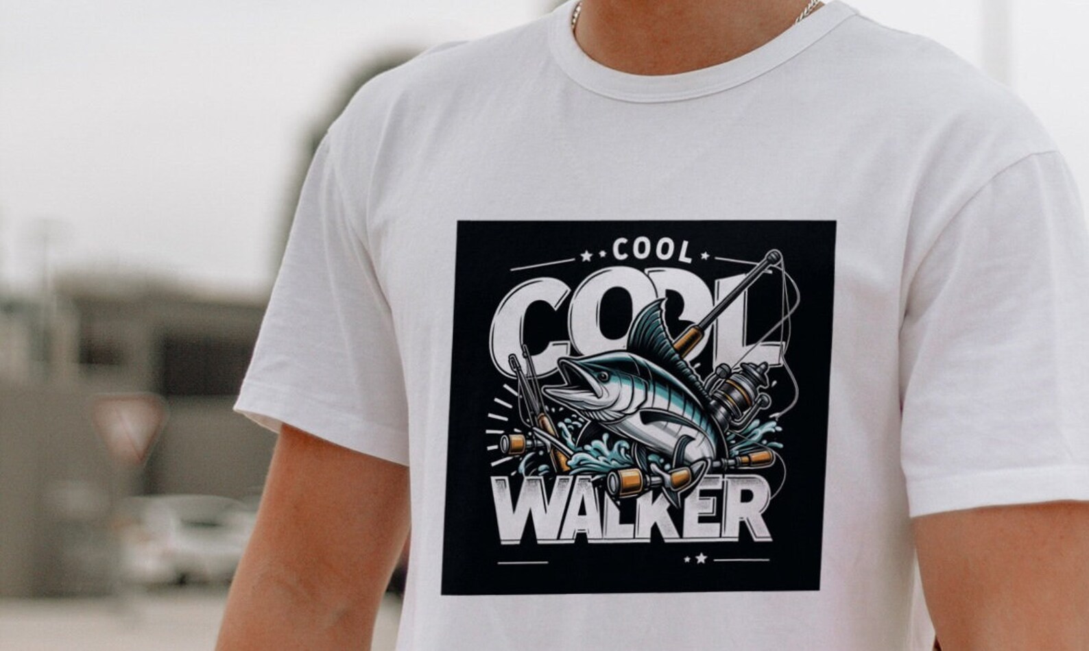Cool Walker Fishing Sublimation PNG - Fishing Image Dtf Dtg File ...