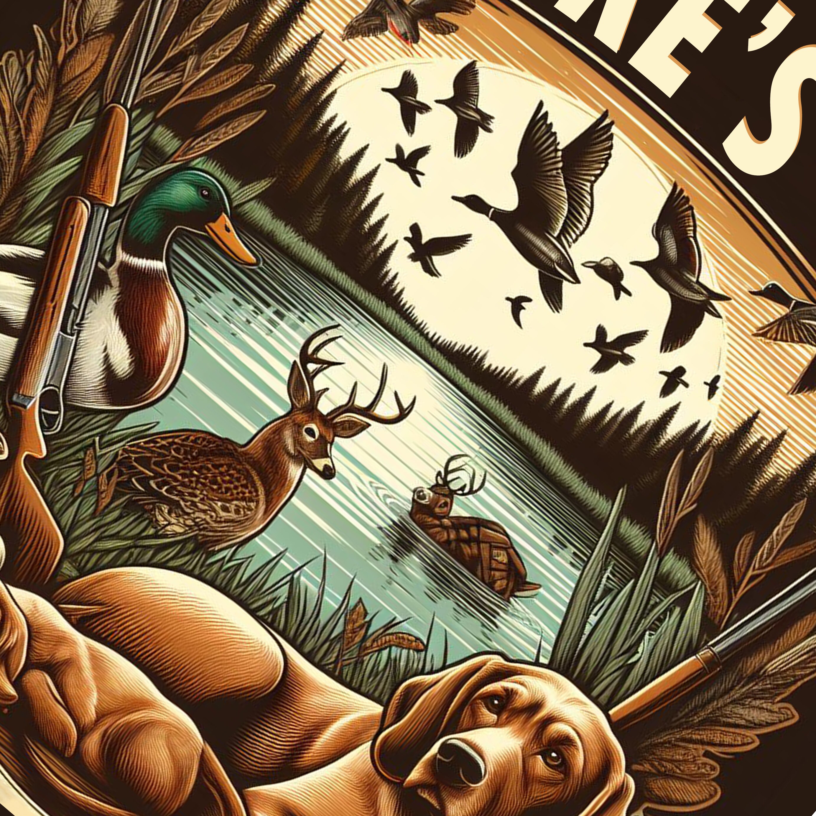 Nature's Call Sublimation T-shirt Design Printable Hunt Season Design ...