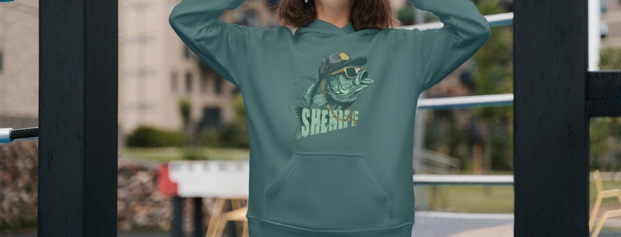 Sheriff Fishing Sublimation Design Png Fishing Sublimate Printable ...