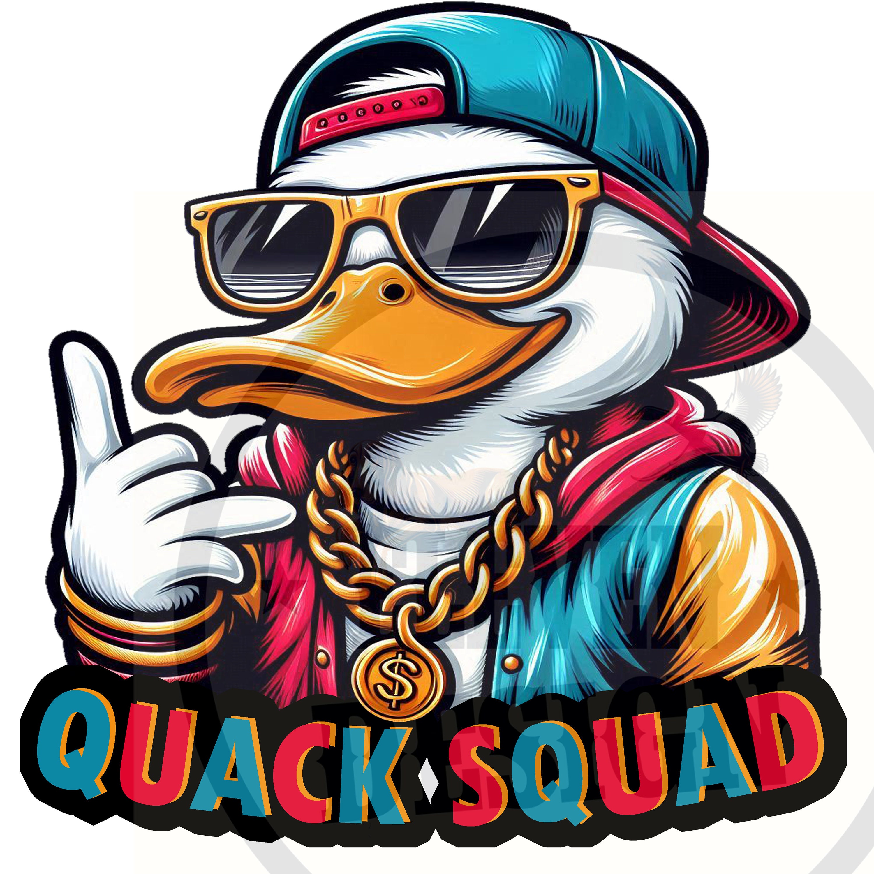 Quack Squad Duck Kids Shirt Design Ducks Sublimation High-quality Files ...