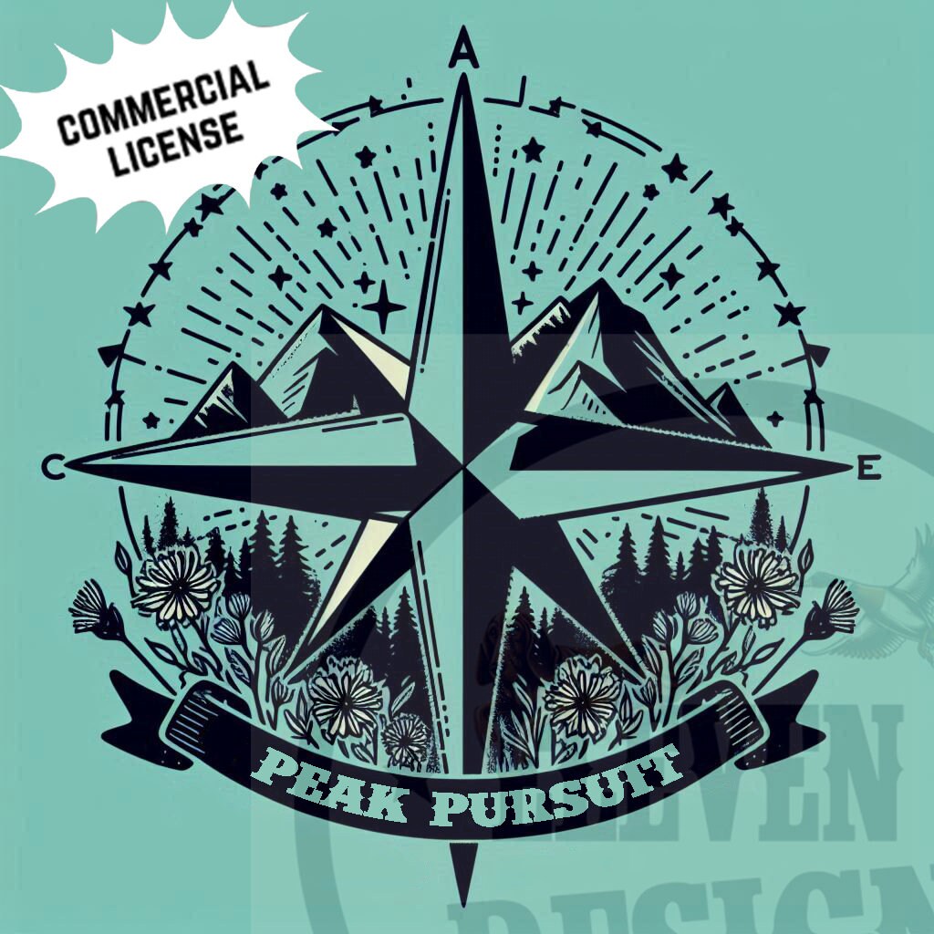 Peak Pursuit Compass Sublimation PNG Transparent Background High ...