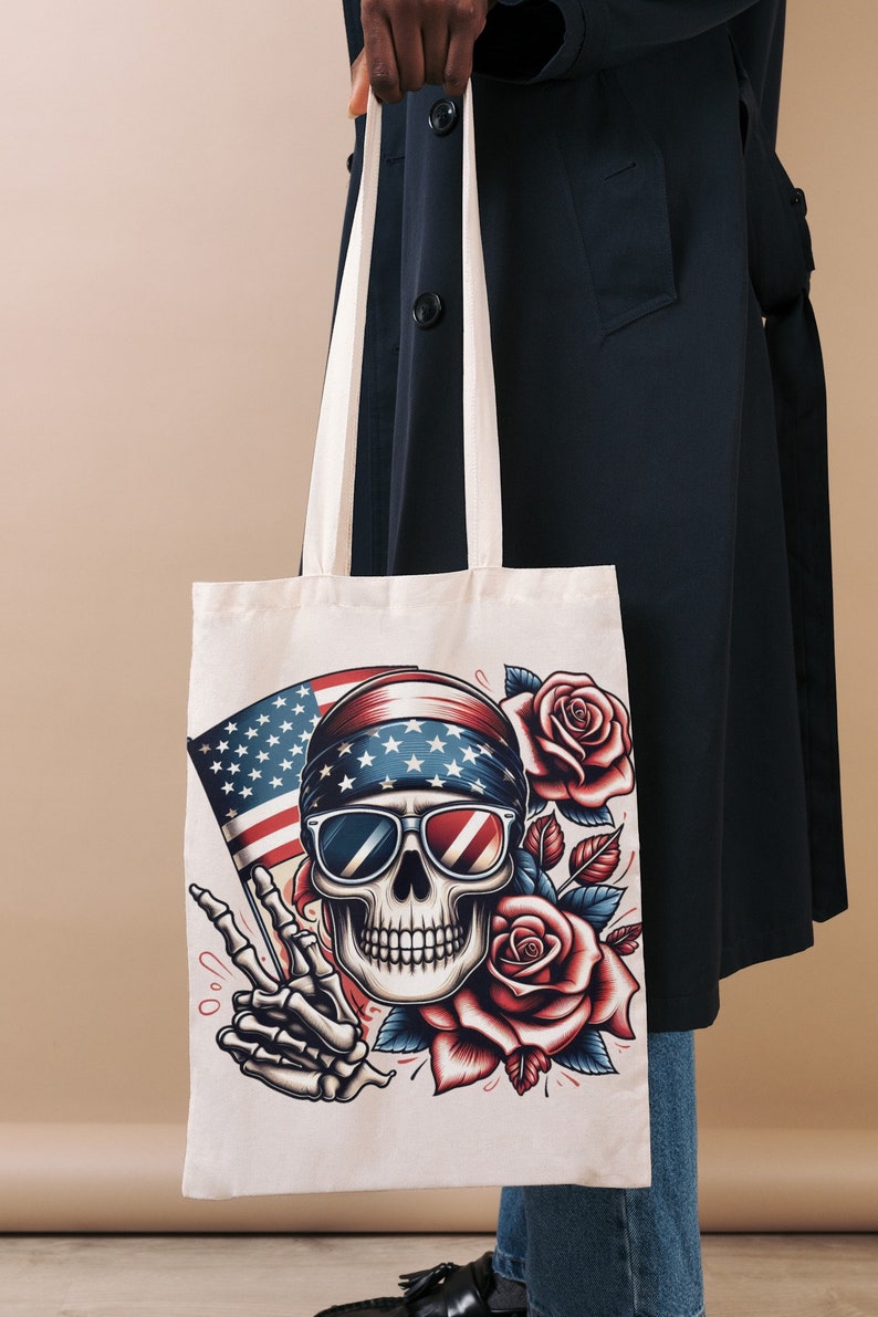 American Skeleton Labor Day Sublimation Design (PNG) - Etsy