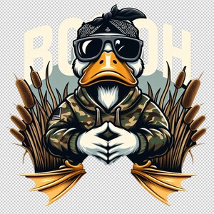 Duck Hunt Sublimation Printable Transparent Background Shirt Design Png ...