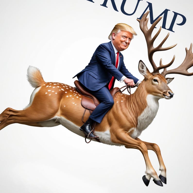 President Trump Deer PNG: Funny Political Clipart (digital Download) - Etsy