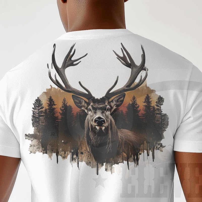 Square Stag Prints - Etsy