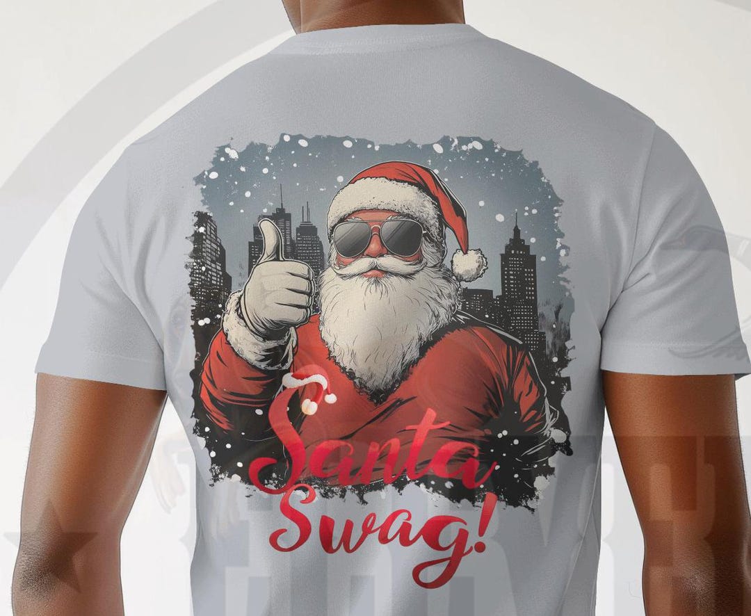 Santa Swag Christmas Shirt Png Christmas Png Santa Christmas ...