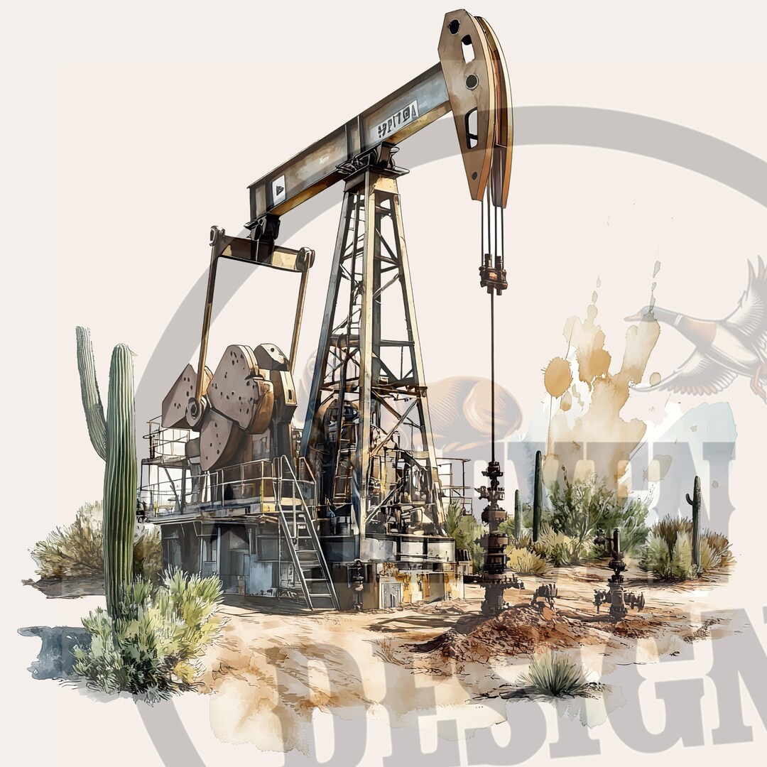 Oilfield Png, Oilfield Sublimation, Oilfield Life Png, Oil Rig, Oil Rig ...