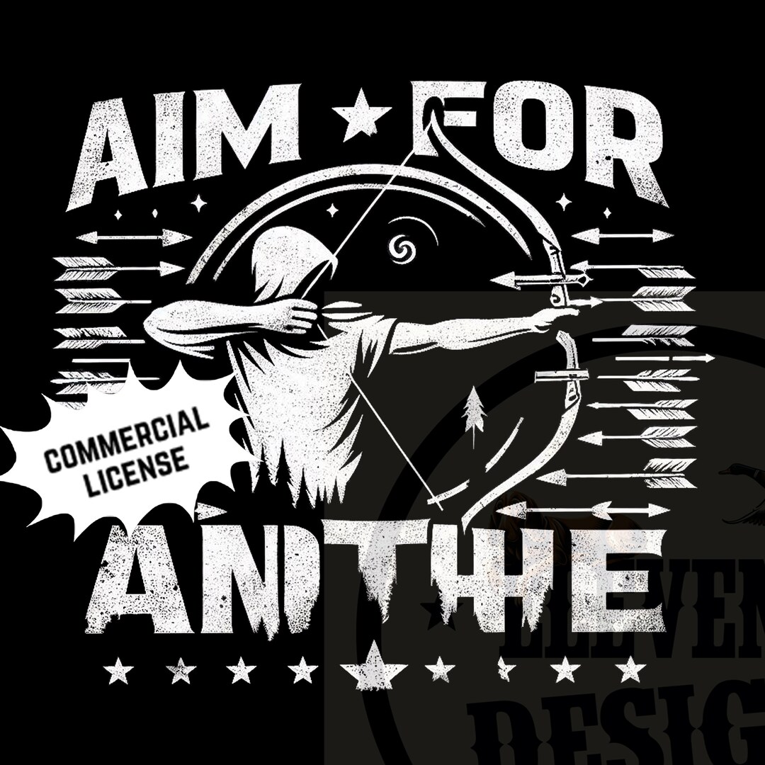 Archery Sublimation Design | Transparent Background | PNG Files | T ...