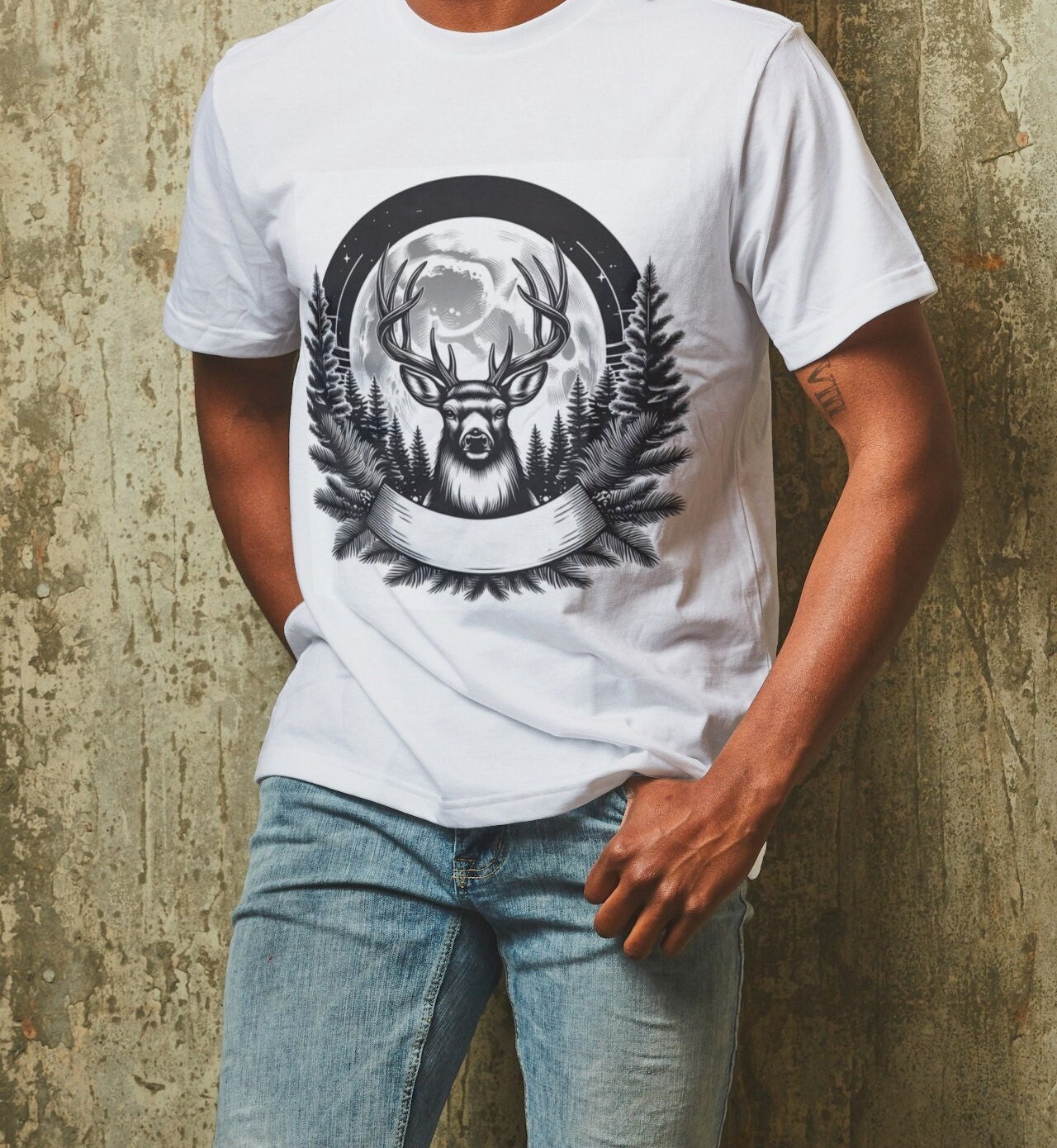 Deer Hunting Svg Files Printable Deer Hunt Design Stag Sublimate Design ...