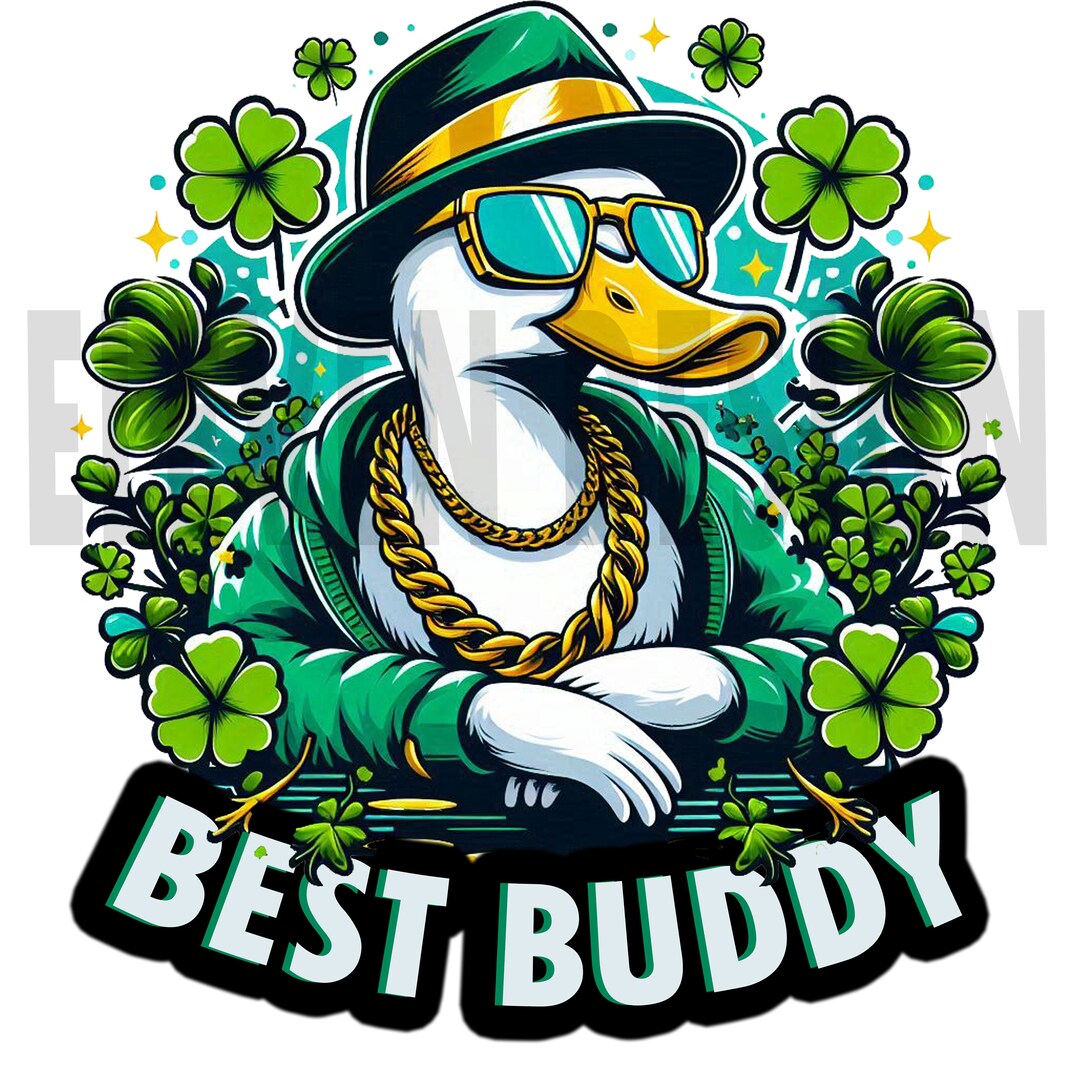 Best Buddy Duck Sublimation Desin PNG Duck Hunting Png Duck Instant ...