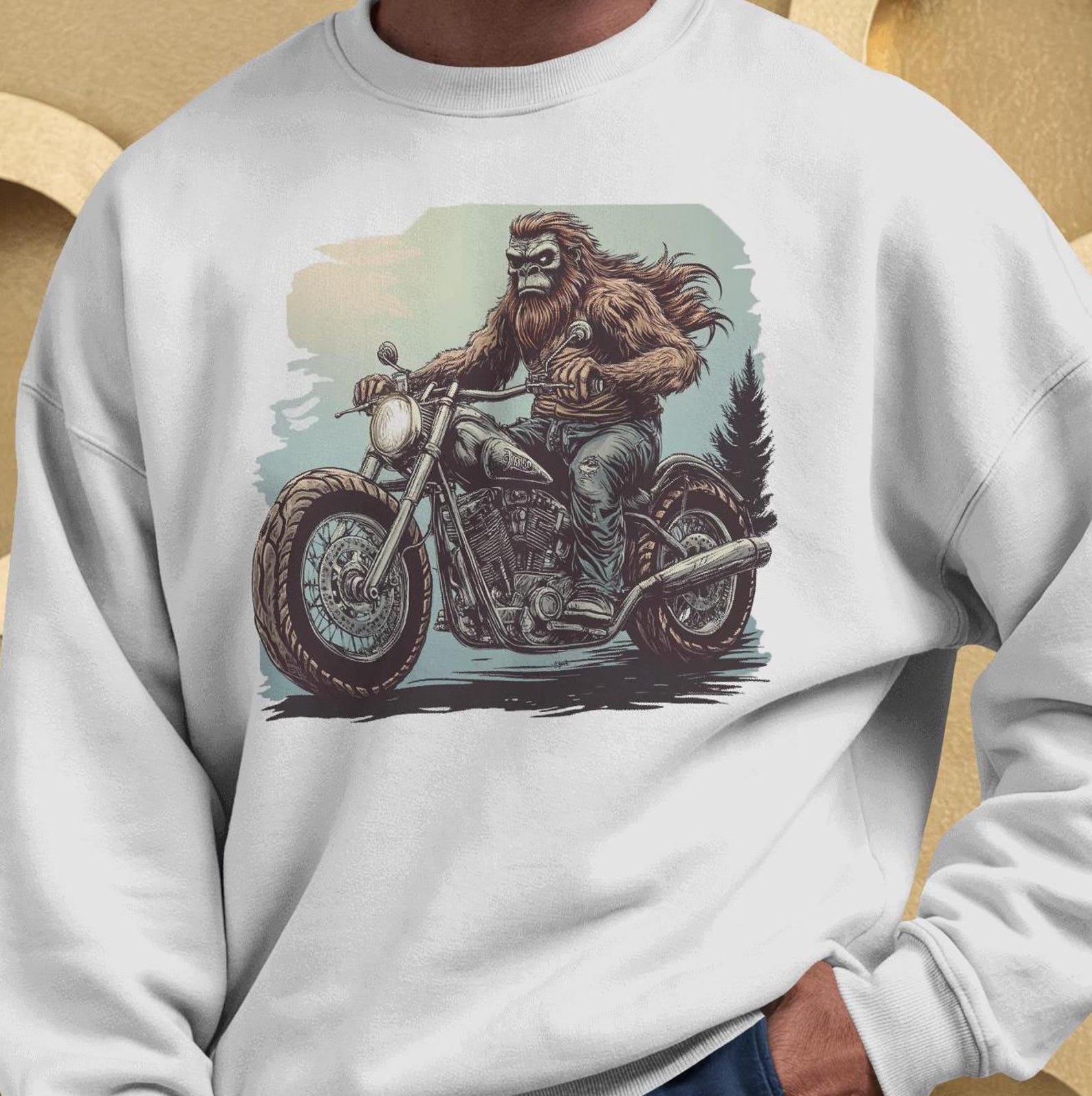 Bigfoot Motorcycle PNG: Outdoors Clipart Design (digital Download) - Etsy