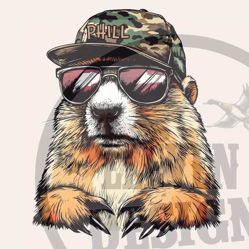 Groundhog Day Clip Art - Etsy