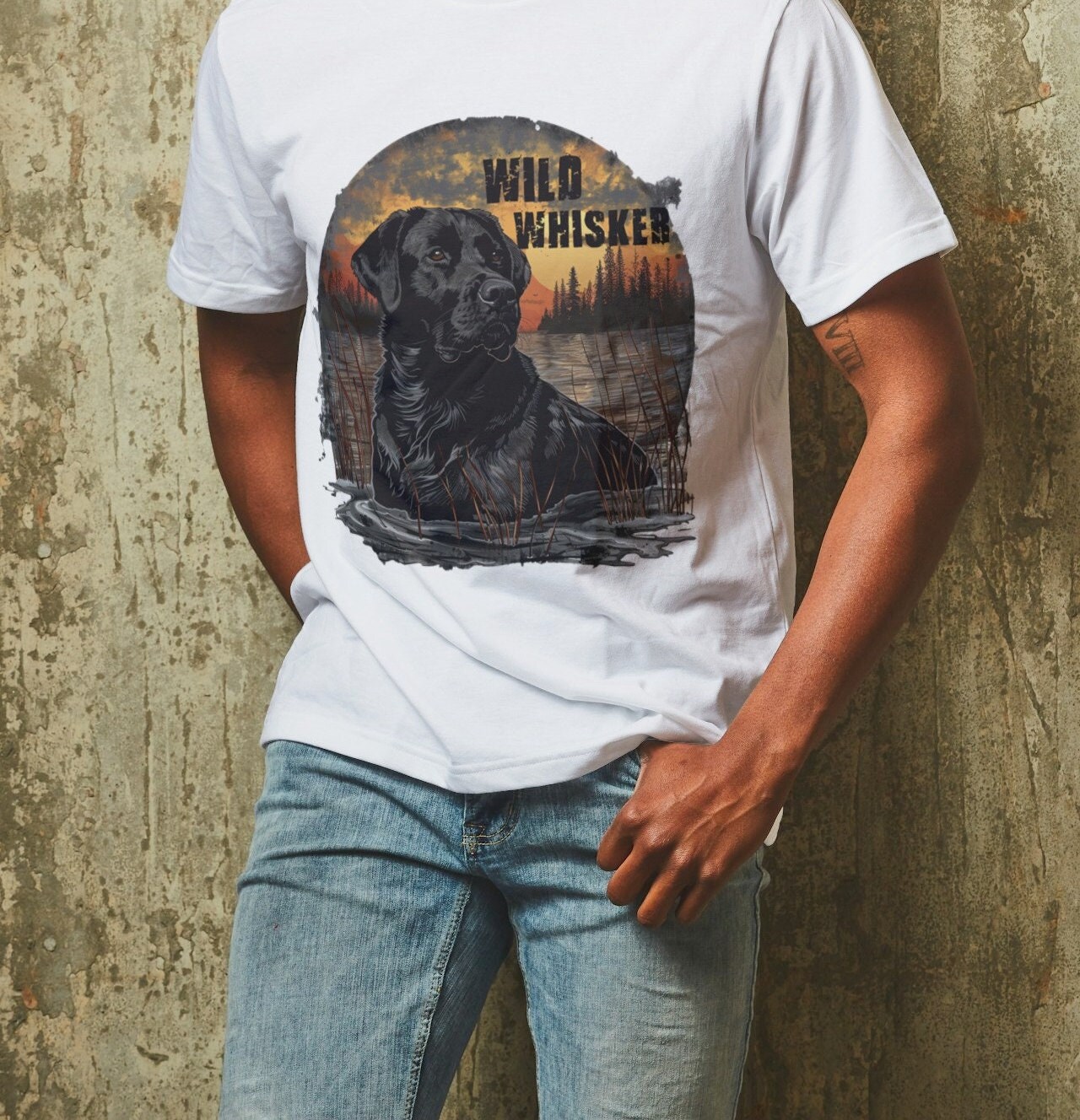 Black Labrador Sublimation Transparent Files Png | Black Labrador T ...