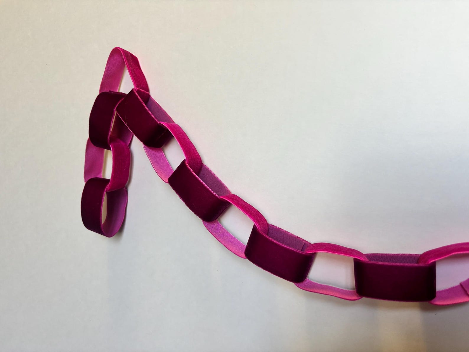 Valentine’s Day Velvet Chain Garland - Etsy