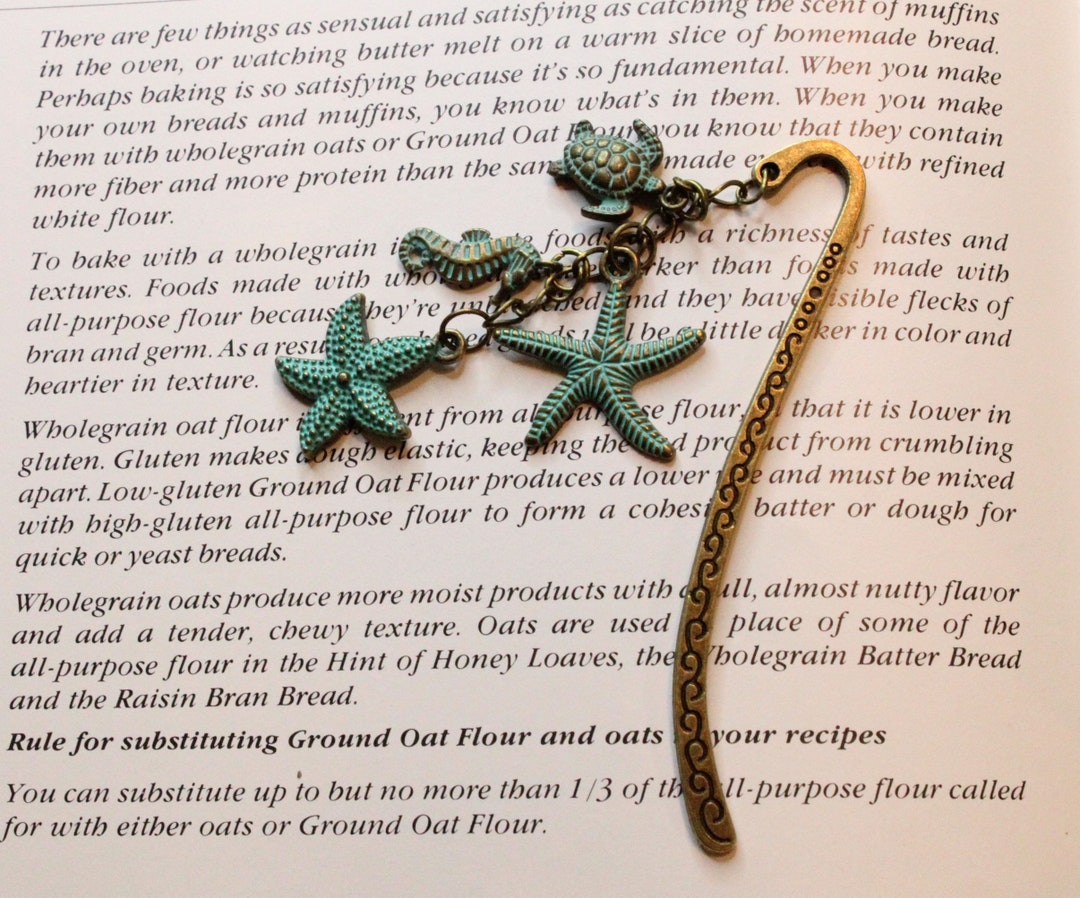 Sea Creature Metal Bookmark | Booklover Gift - Etsy