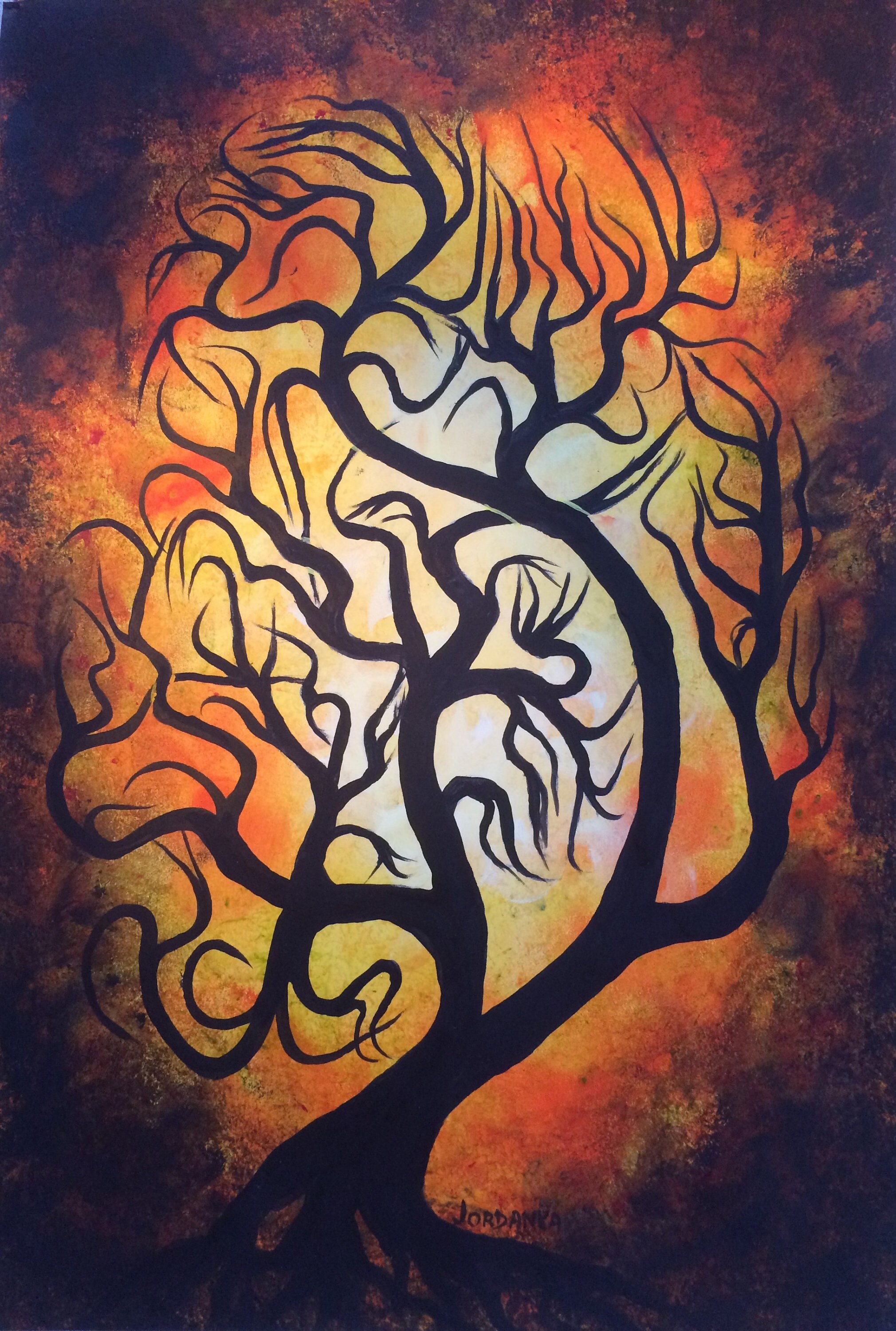 Curly Tree Illustration