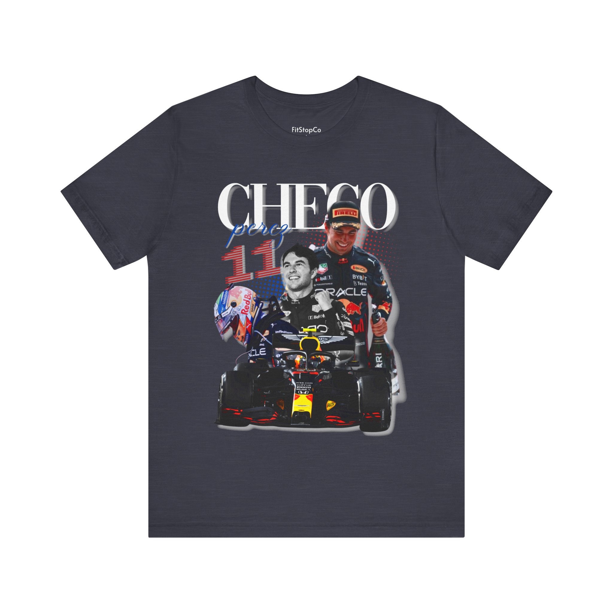 Sergio Checo Perez F1 Graphic Vintage Tee 2024 Racing Shirt, Motorsport ...