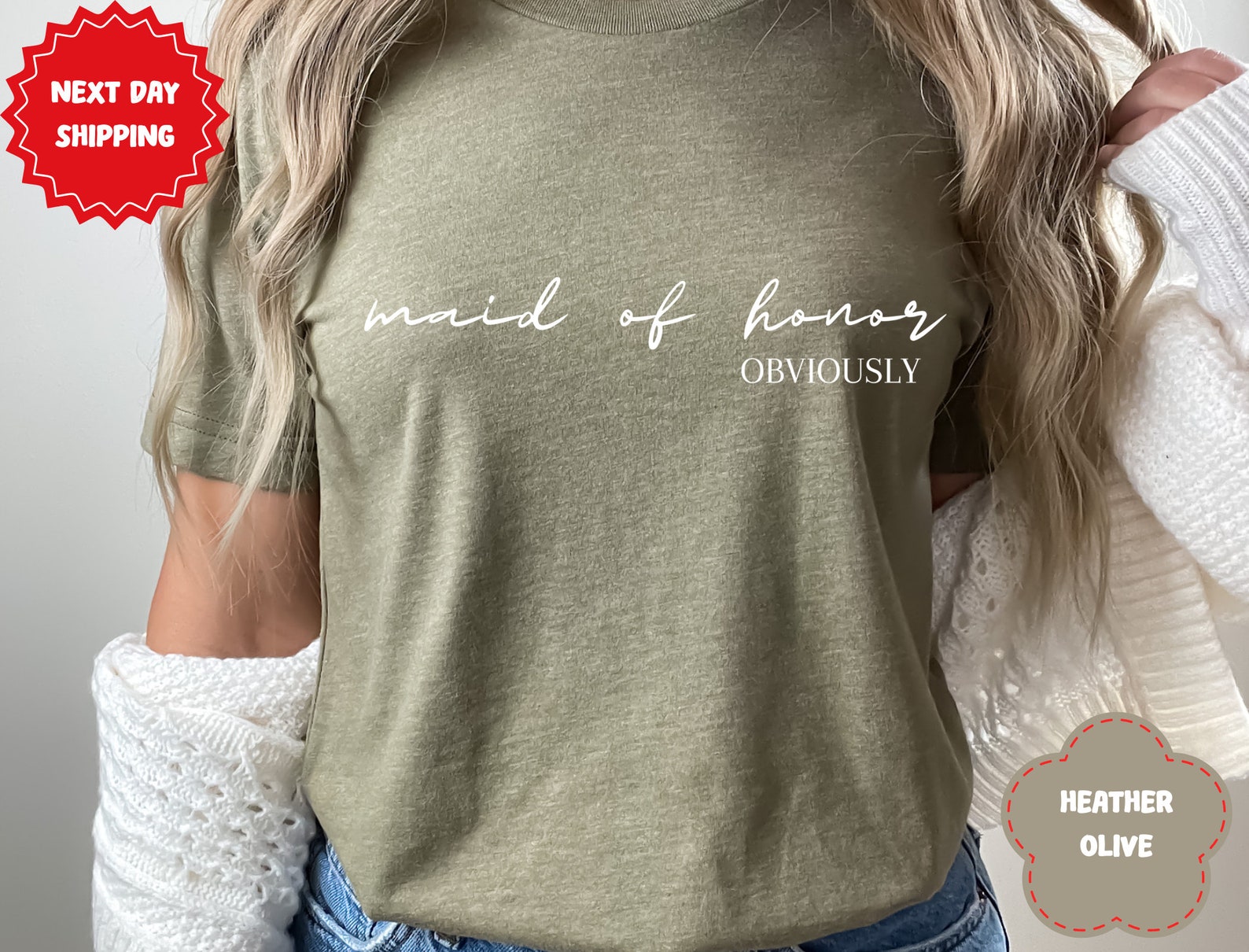 Maid of Honor Shirt, Maid of Honor Shirt, Maid of Honor Obviously ...