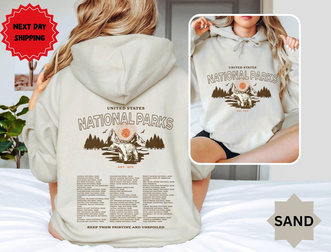 National Parks Crewneck Park Ranger Aesthetic Mountain Shirt Retro ...