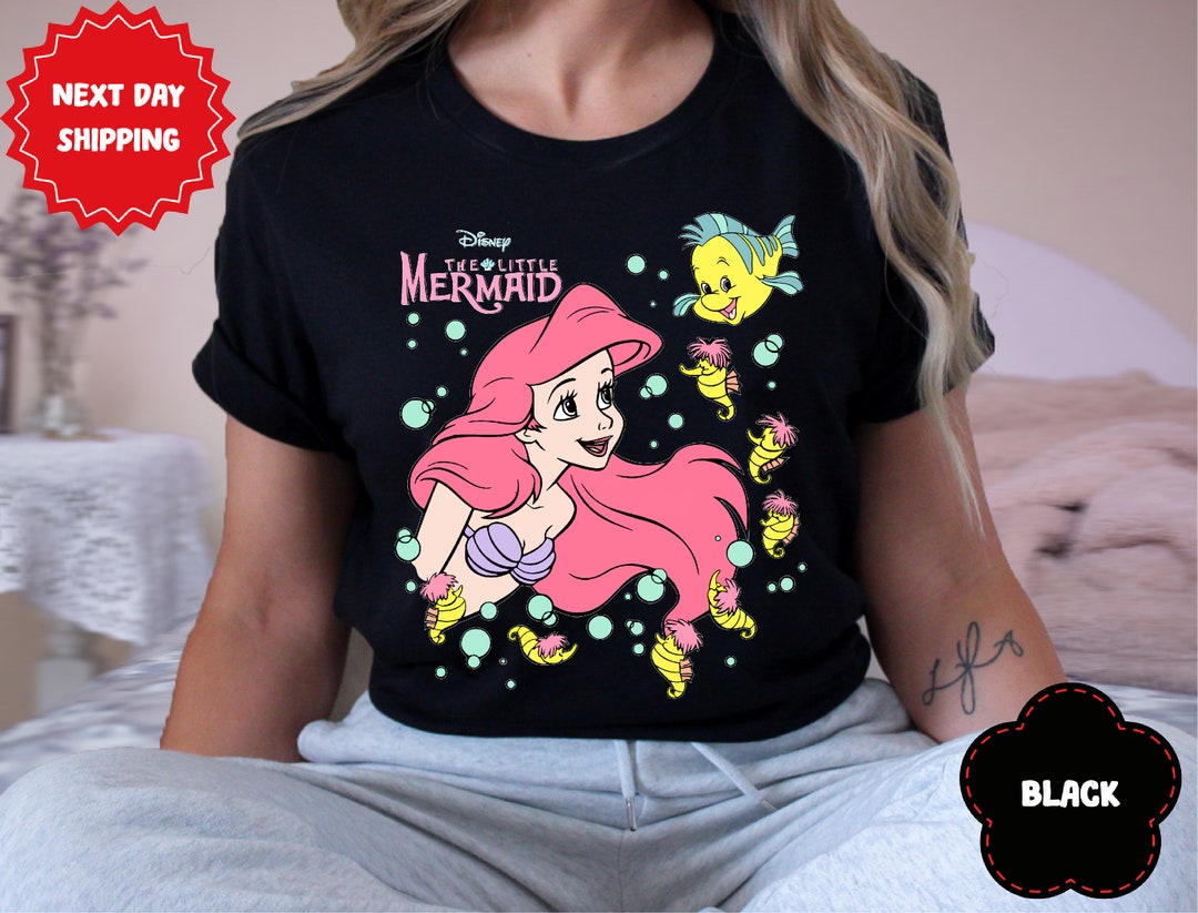 The Little Mermaid Shirt, Disney Women's Little Mermaid Ariel Shirt ...
