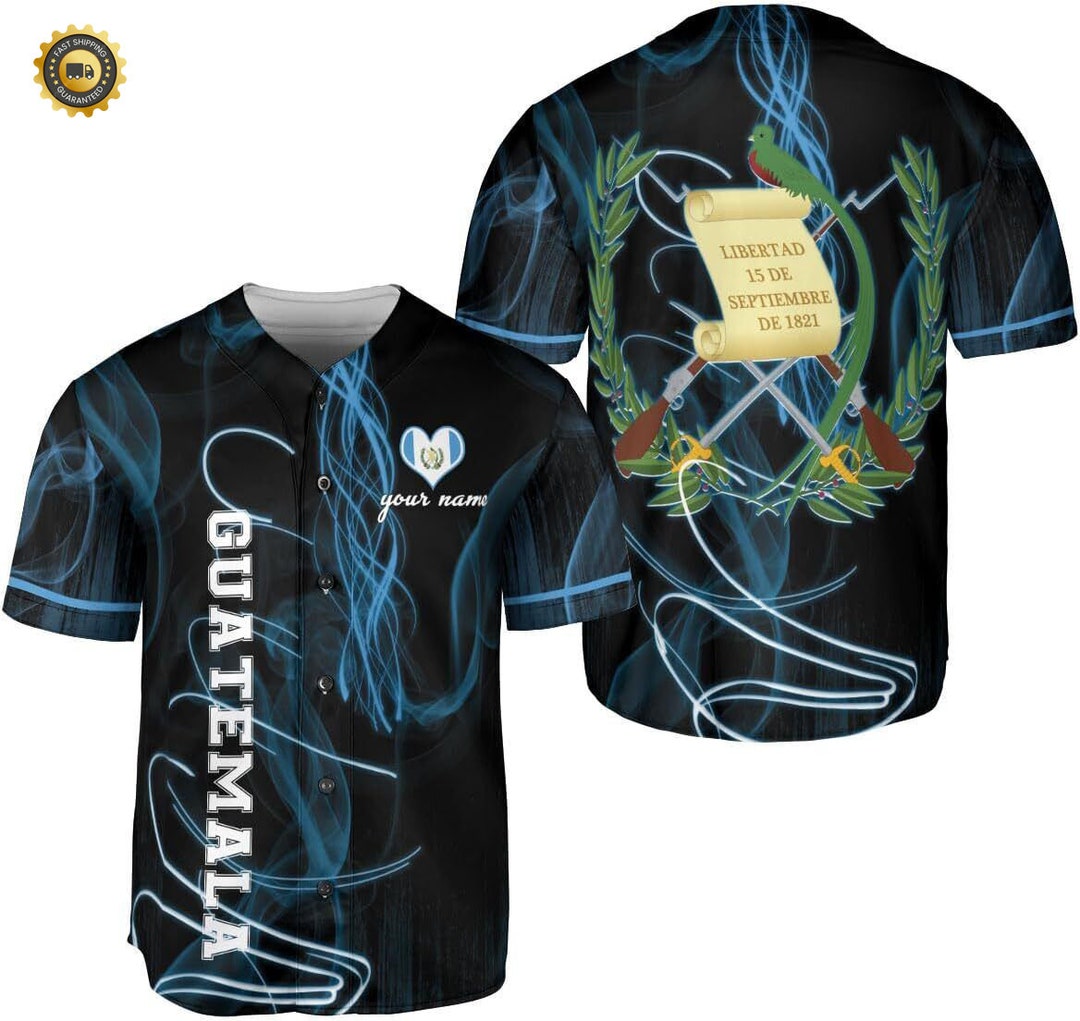 Personalized Guatemala Baseball Jersey Guatemalan Jersey for Men - Etsy