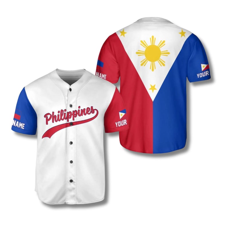 Filipino Flag Jersey - Etsy