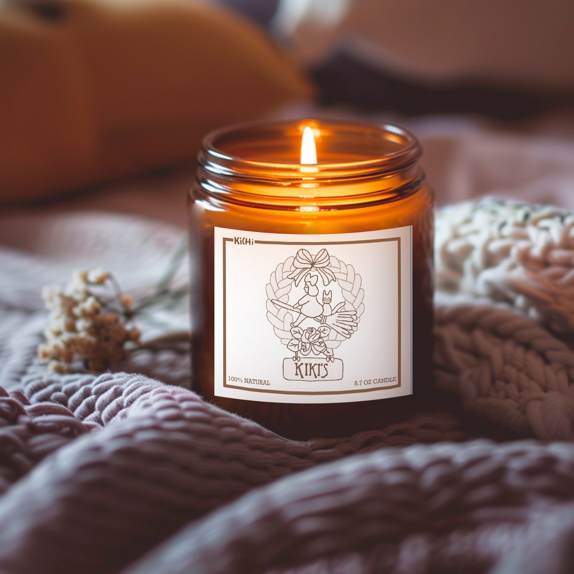 Studio Ghibli Inspired Kiki's Delivery Inspired Candle Cute Anime Decor ...