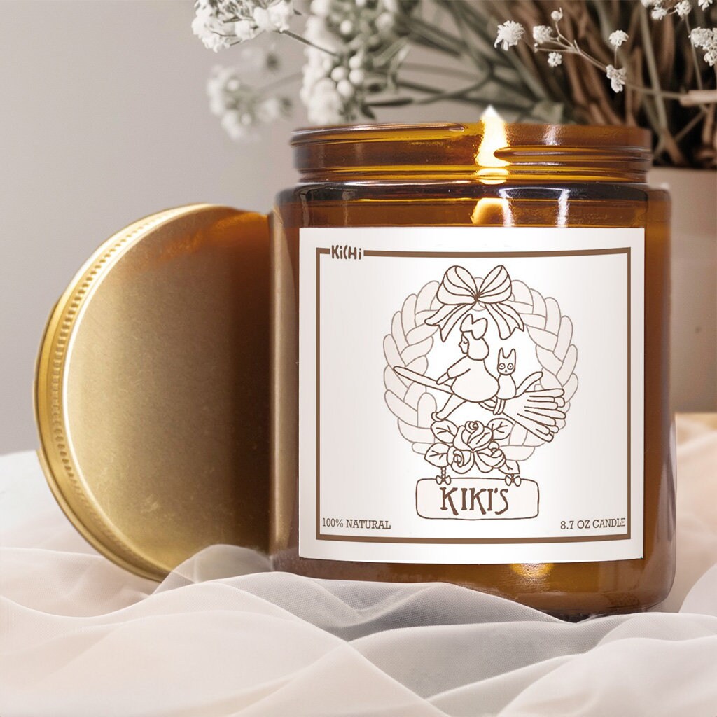 Studio Ghibli Inspired Kiki's Delivery Inspired Candle Cute Anime Decor ...
