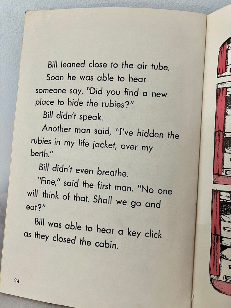 Rare 1966 Childrens Book A Trip by Ship by Ann Hughes, Illustrated by ...