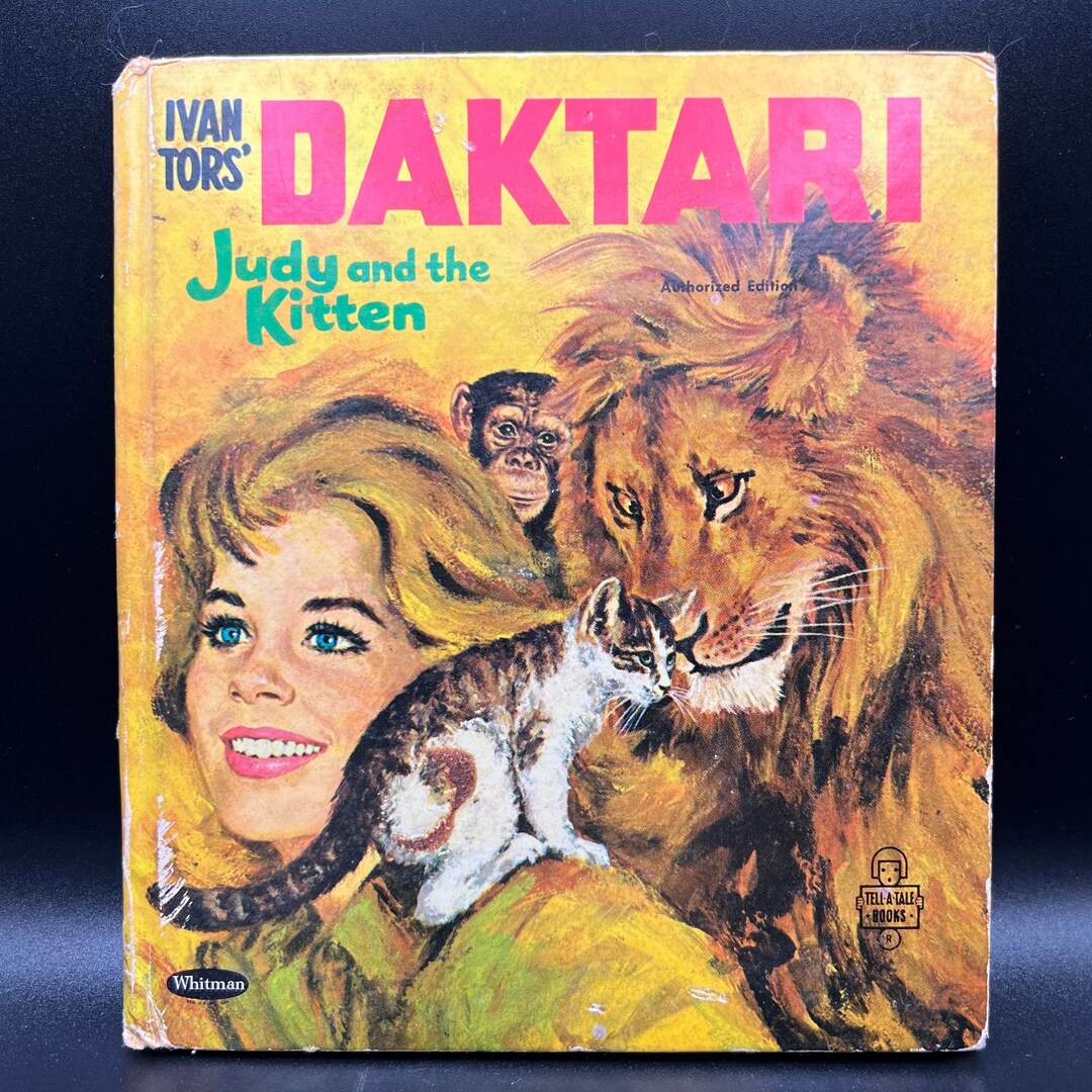 1969 Children’s Book Ivan Tors’ Daktari Judy and the Kitten by Jean ...