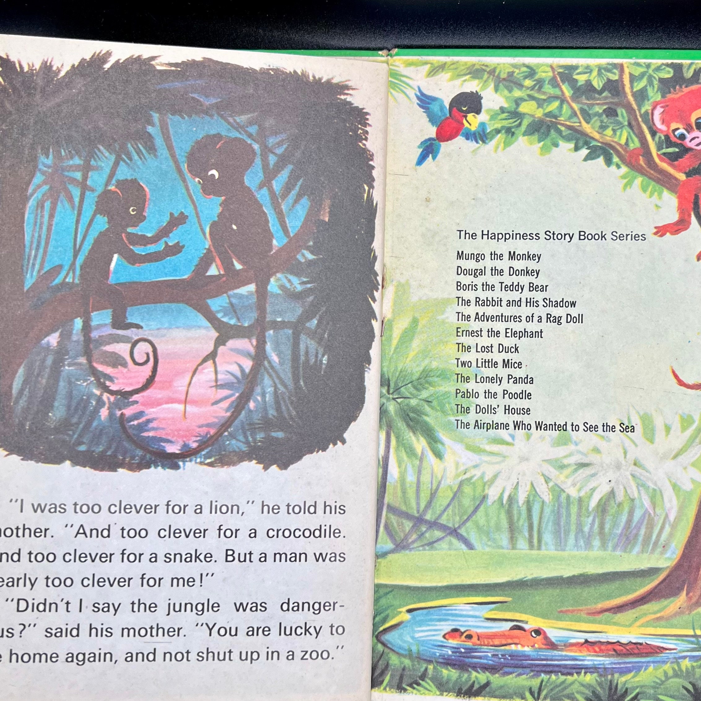 1969 Children’s Book Mungo the Monkey by Ruth Ainsworth, Hardcover ...