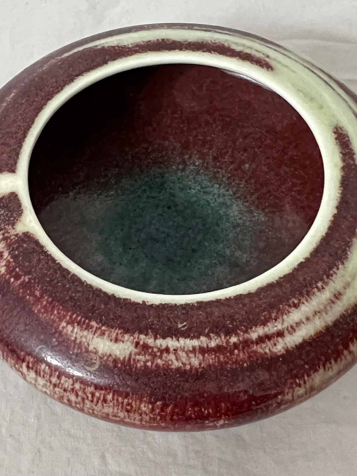 Red Pottery Pot, Small Signed Ceramic Bowl - Etsy