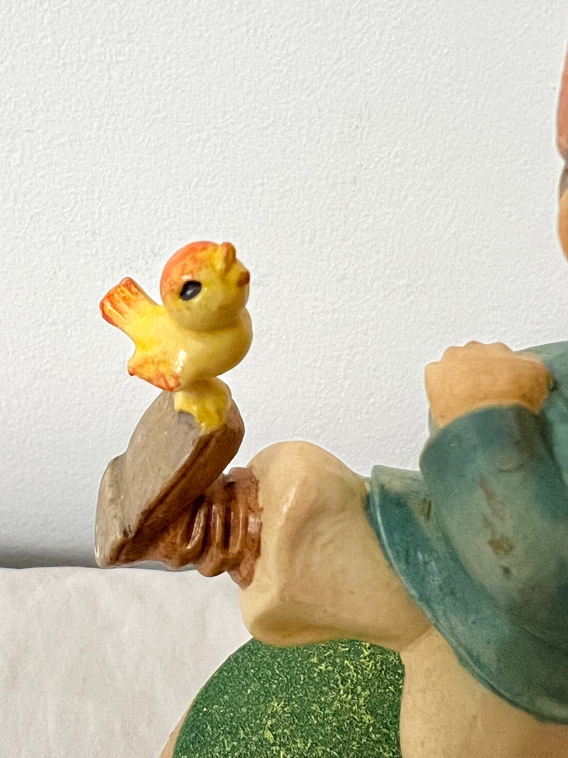 Vintage ANRI Ferrandiz Music Box of Dancing Boy W Bird, If I Were a ...