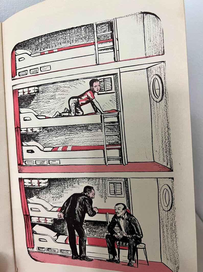 Rare 1966 Childrens Book A Trip by Ship by Ann Hughes, Illustrated by ...