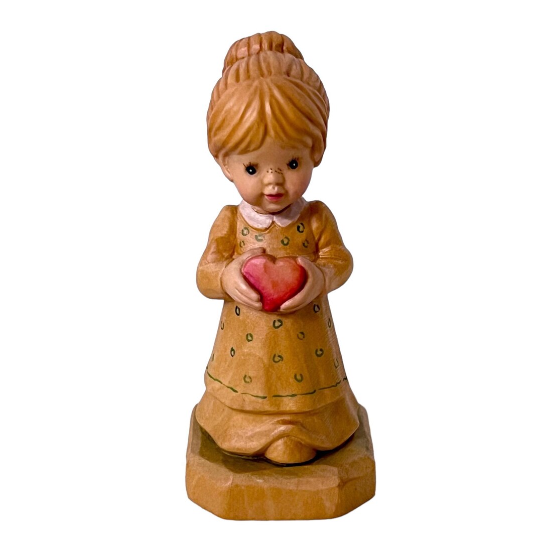 Vintage ANRI Gift of Love Girl Figure Sculpture With Artist Sarah Kay ...