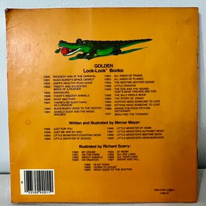 1976 Children’s Book About Animals With Illustrations by Richard Scarry ...