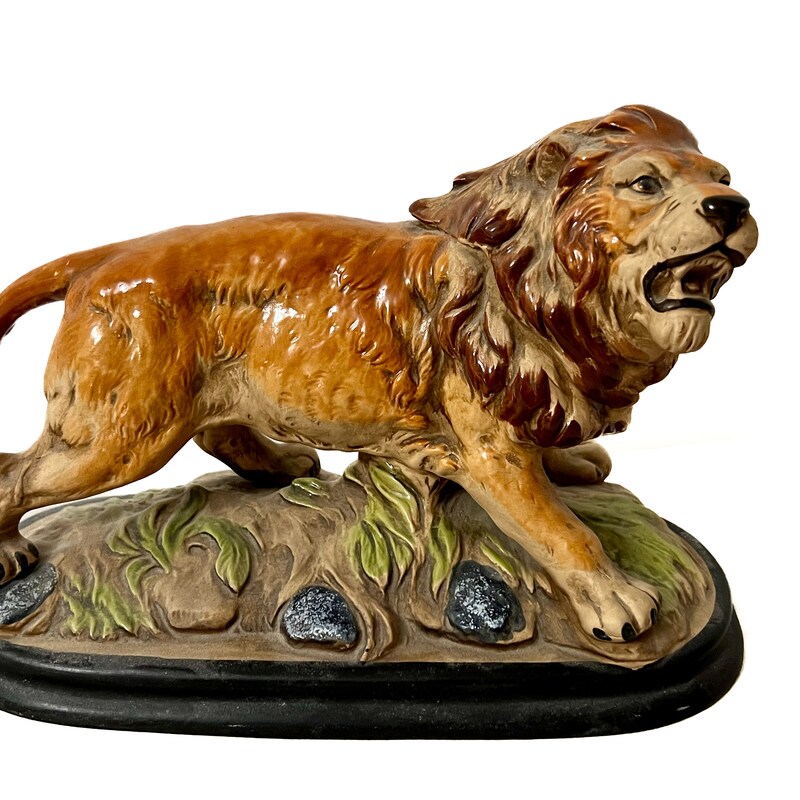 Ceramic Lion - Etsy