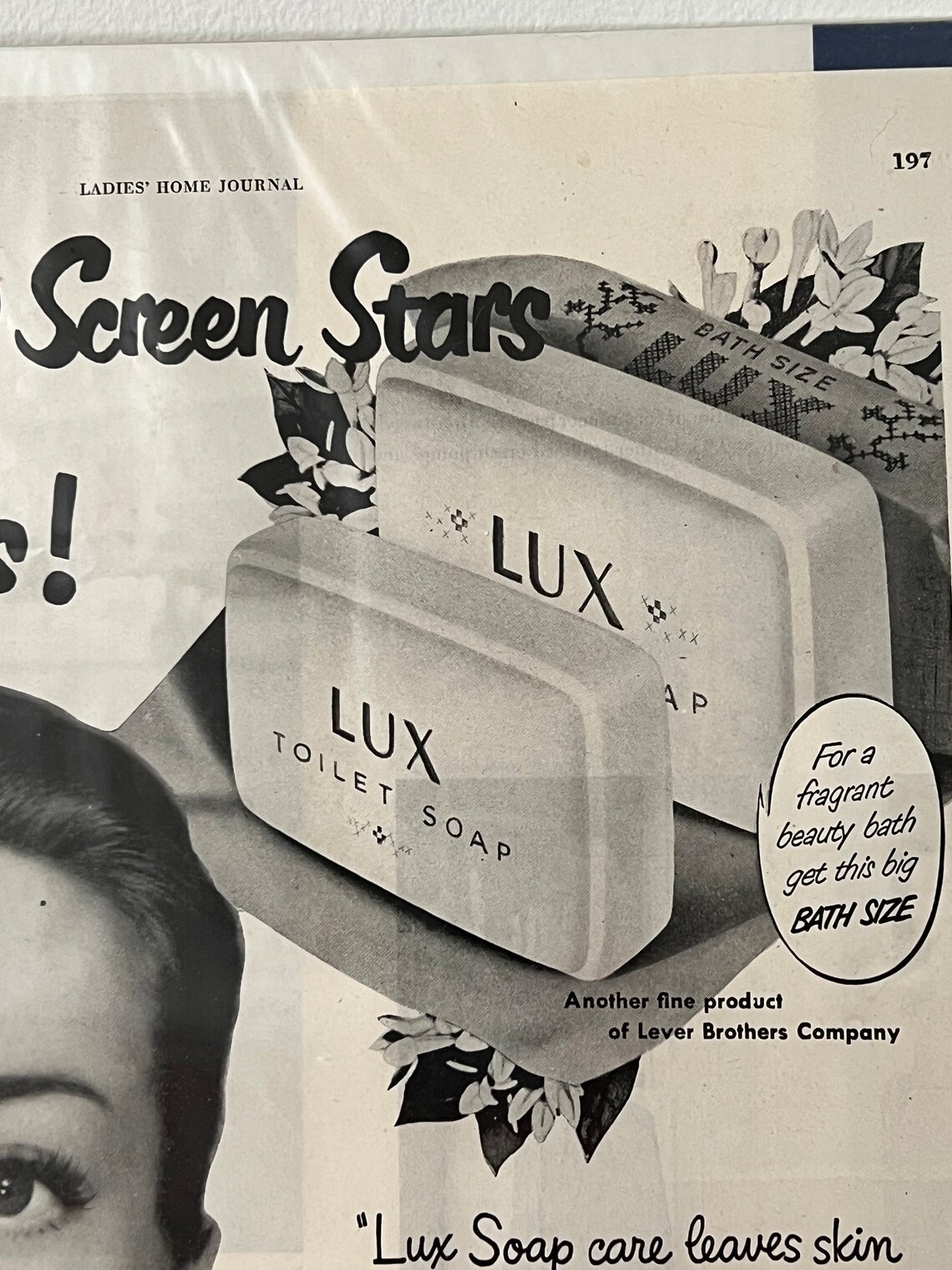 1940s Joan Crawford Lux Soap Ad From Ladies’s Home Journal Magazine ...