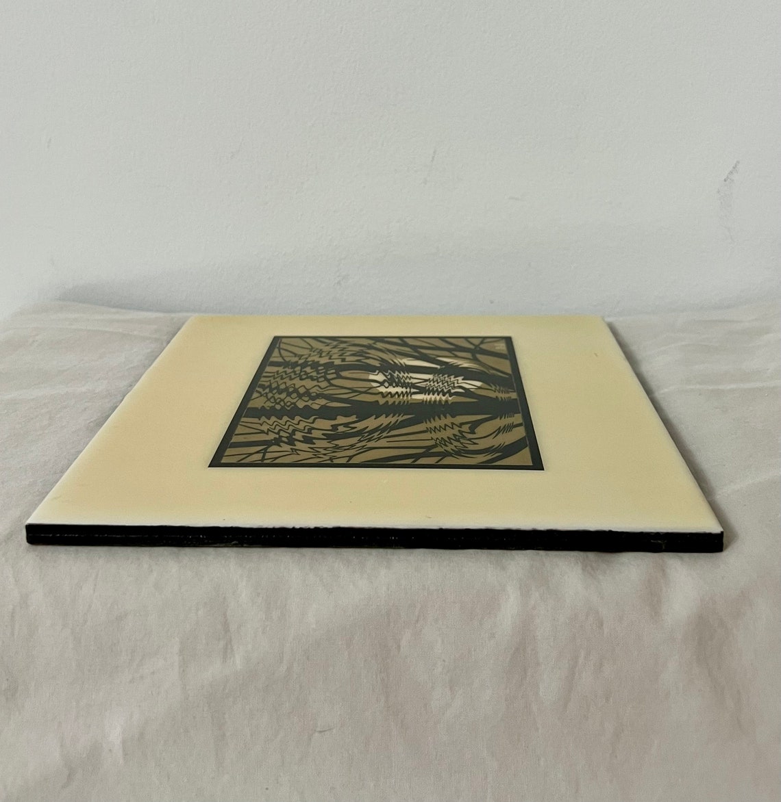 M.C. Escher Rippled Surface Tile, Wall Hanging - Etsy