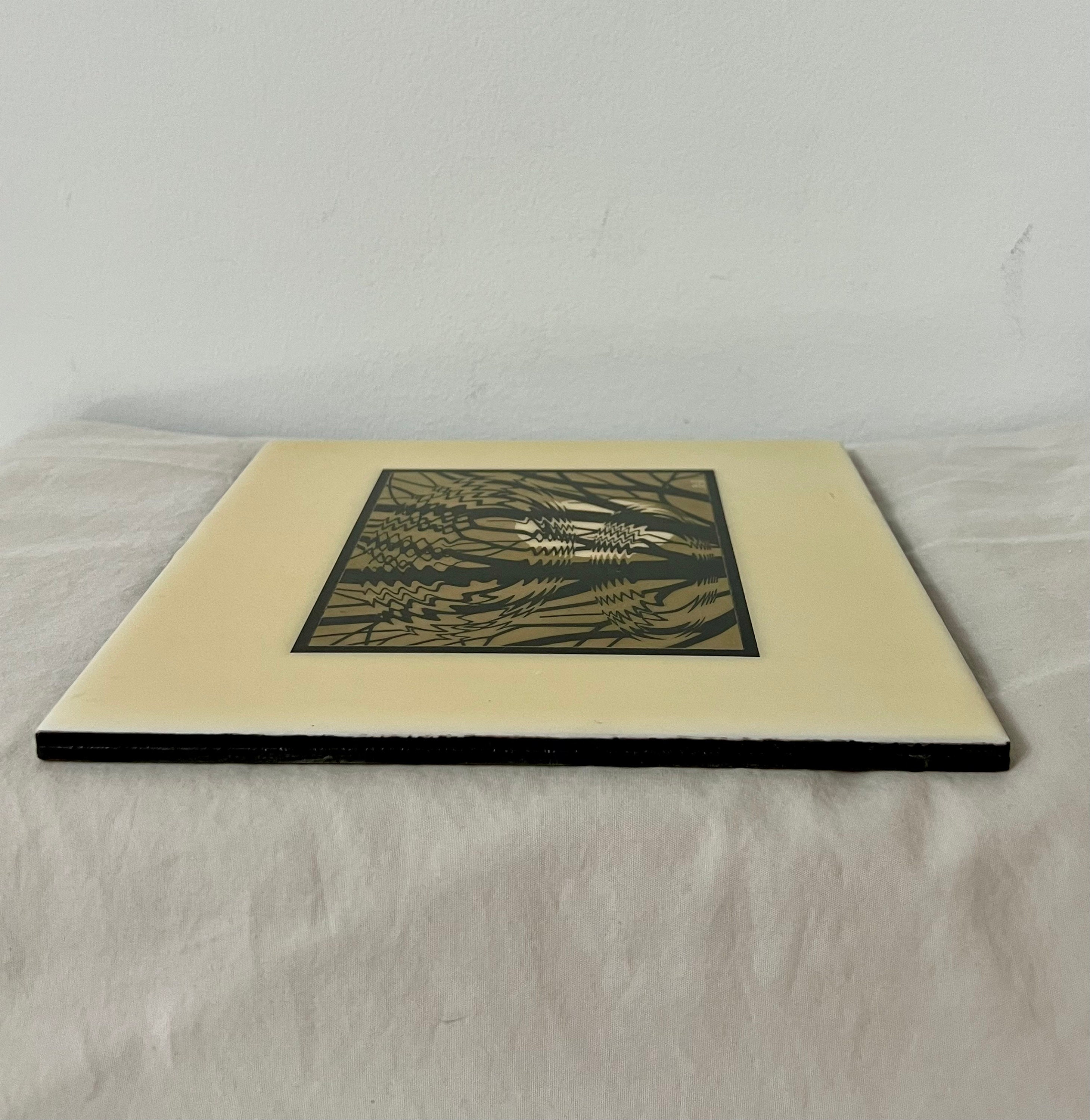 M.C. Escher Rippled Surface Tile, Wall Hanging - Etsy