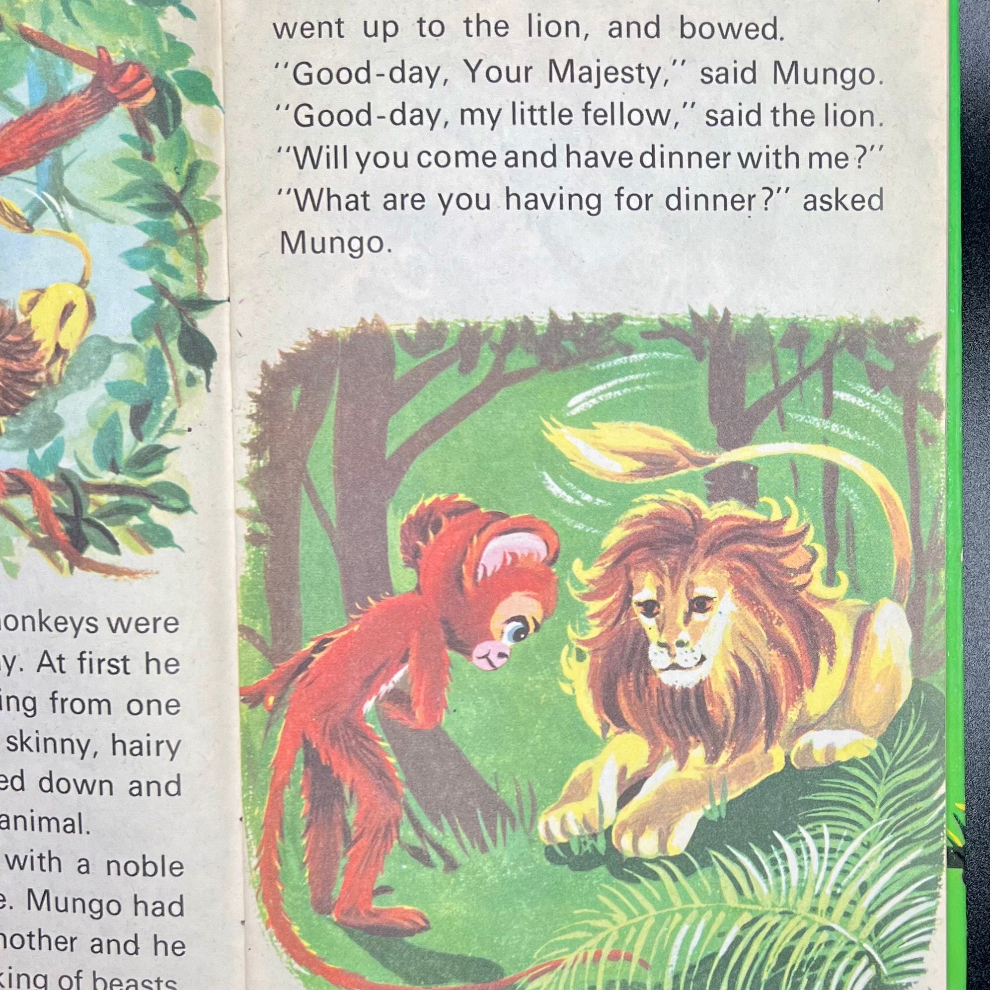 1969 Children’s Book Mungo the Monkey by Ruth Ainsworth, Hardcover ...