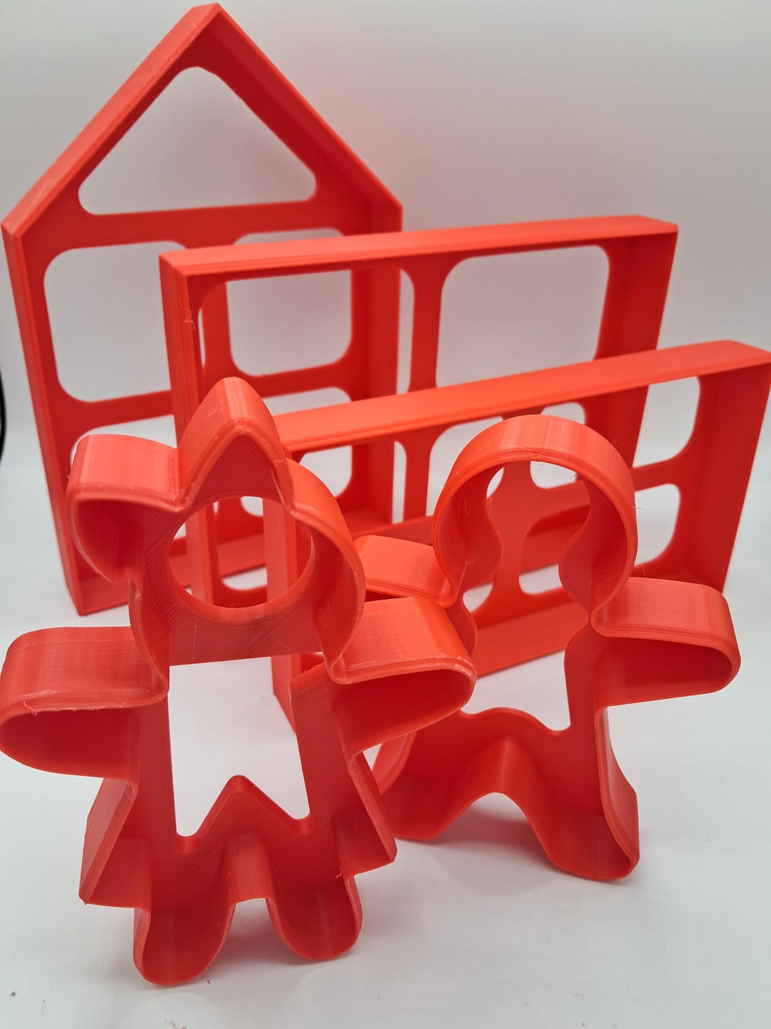 Stl File 3d Printer Cookie Cutters Ginger Bread House Boy Girl ...