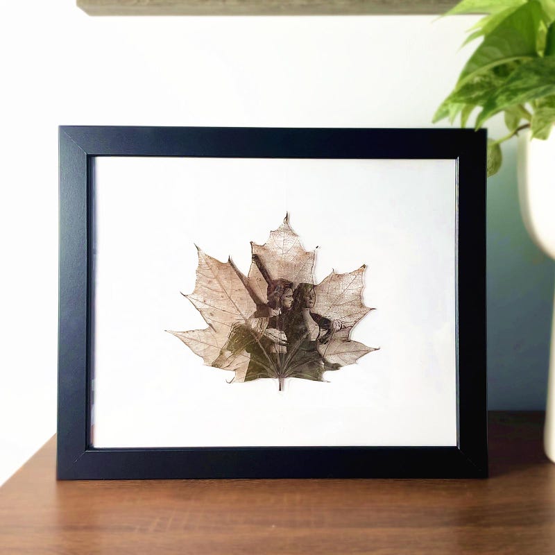 Skeleton Leaf Art - Etsy