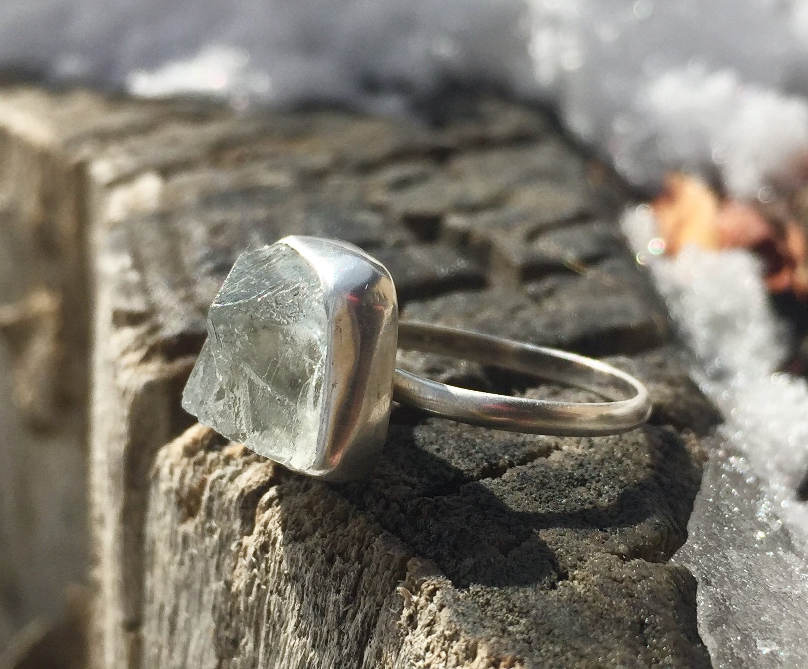 Raw Colorado Topaz Ring