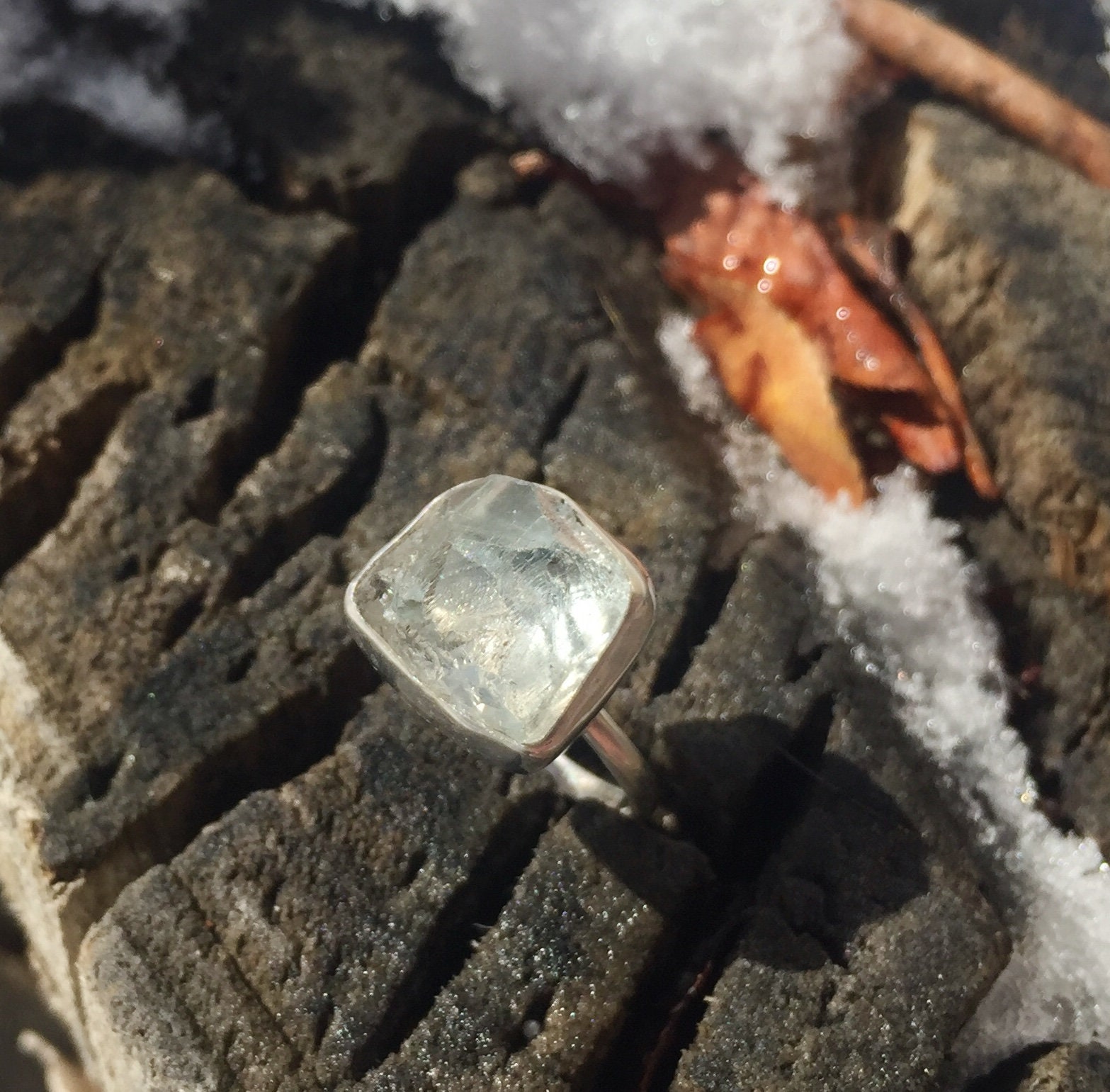 Raw Colorado Topaz Ring