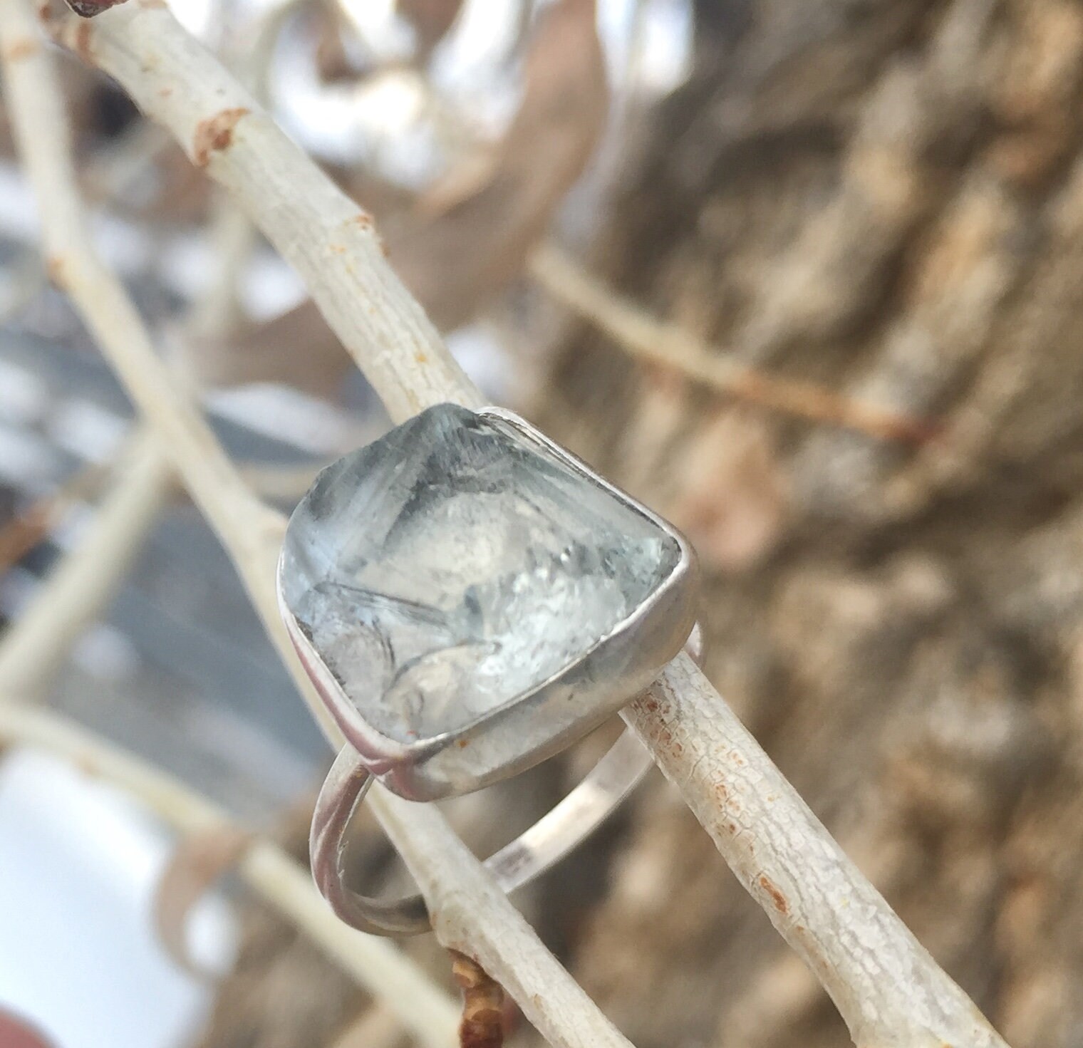 Raw Colorado Topaz Ring