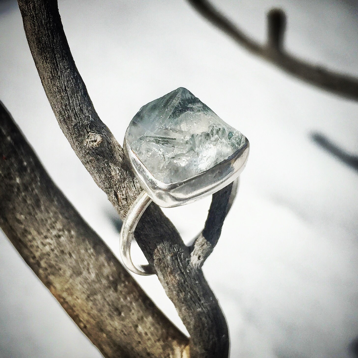 Raw Colorado Topaz Ring