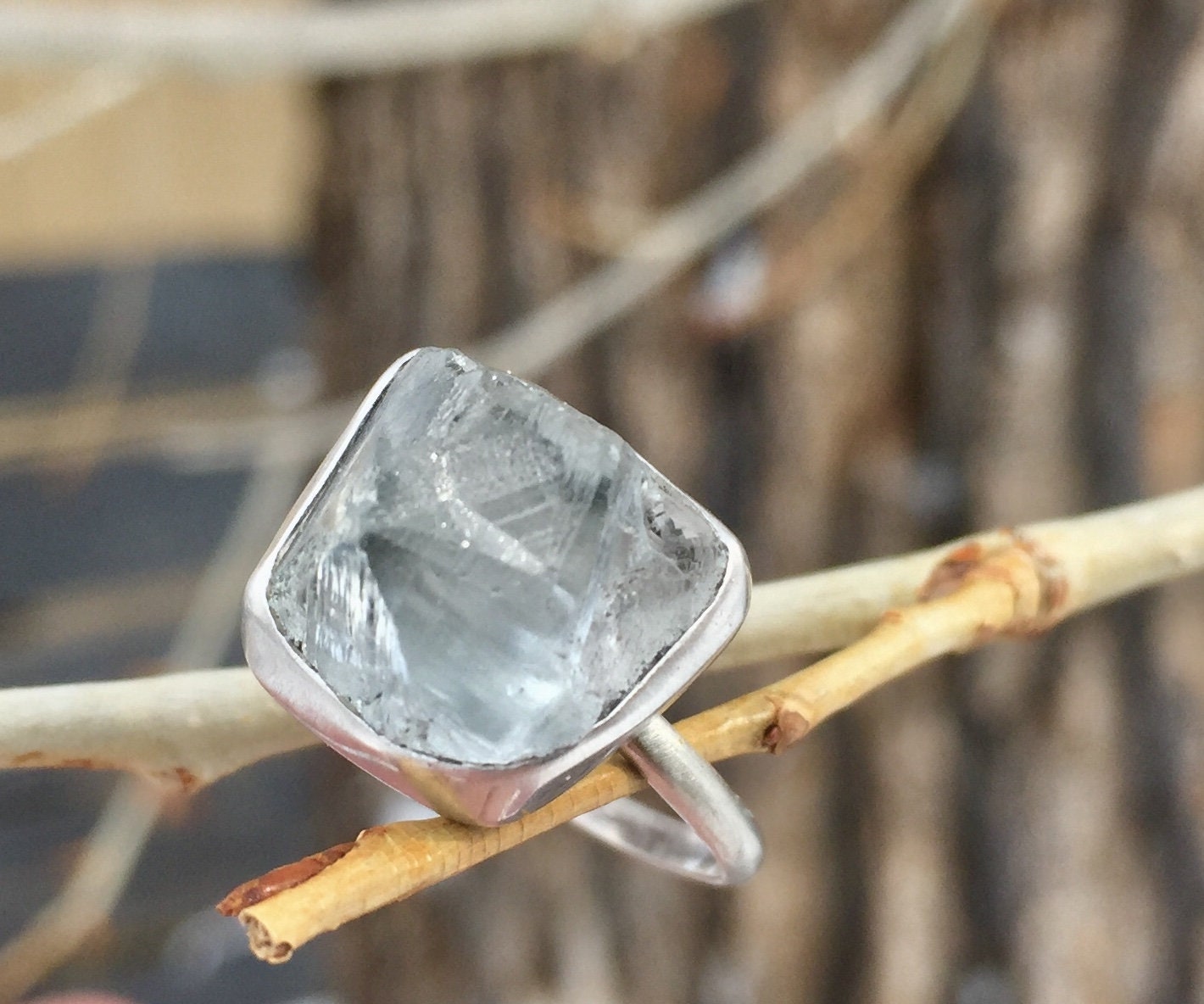 Raw Colorado Topaz Ring