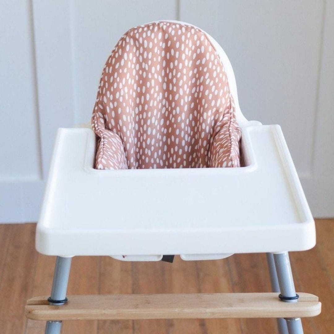 Wipeable Highchair Cushion Cover: Rust Dots - IKEA Antilop - Etsy