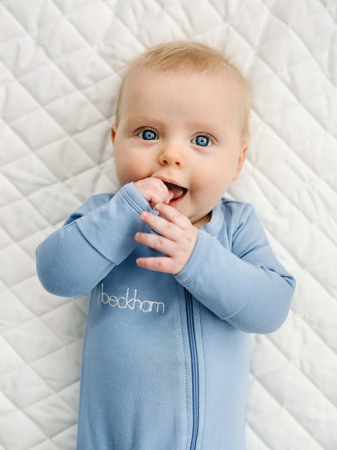 Custom Embroidered Bamboo Footy Pajamas - More Colors - Etsy
